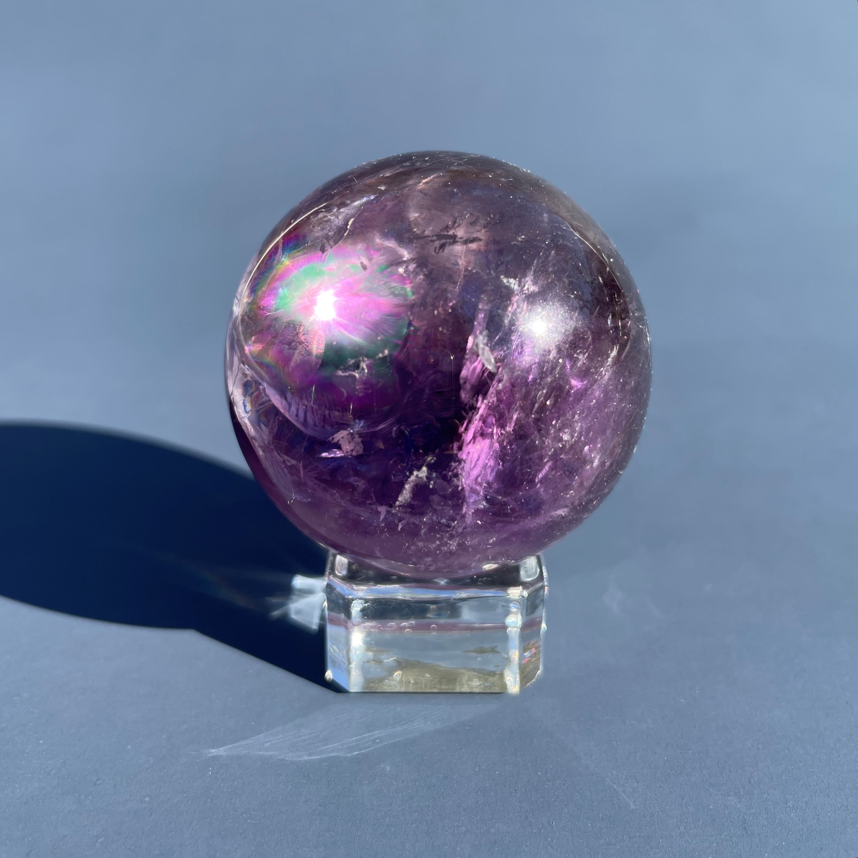 Grade A Amethyst Sphere Rainbows #2 | MYSTIKO HOUSE